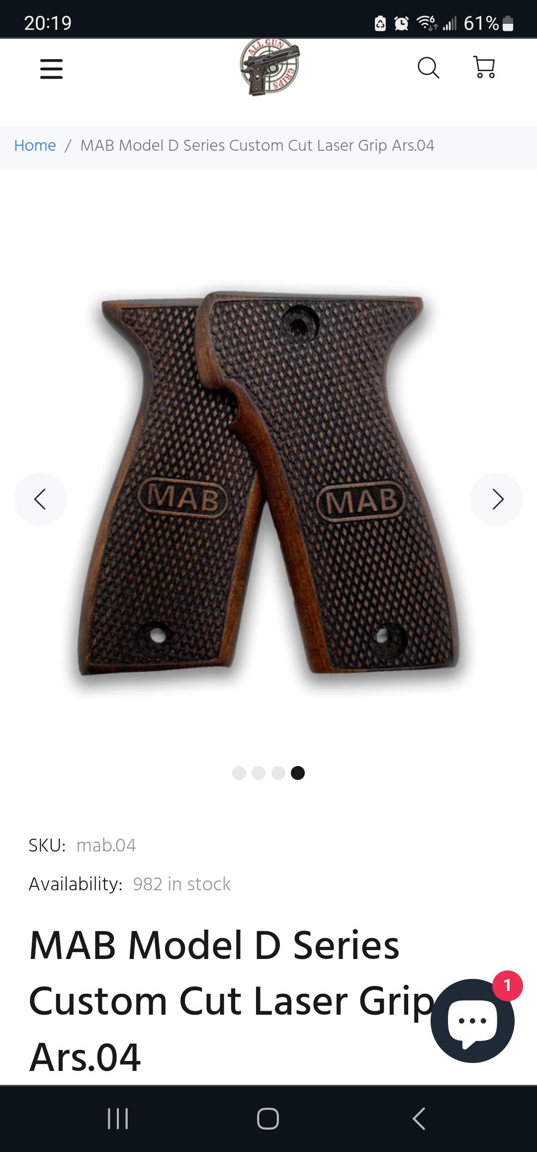 MAB Model D French Pistol Grips | Scrolller