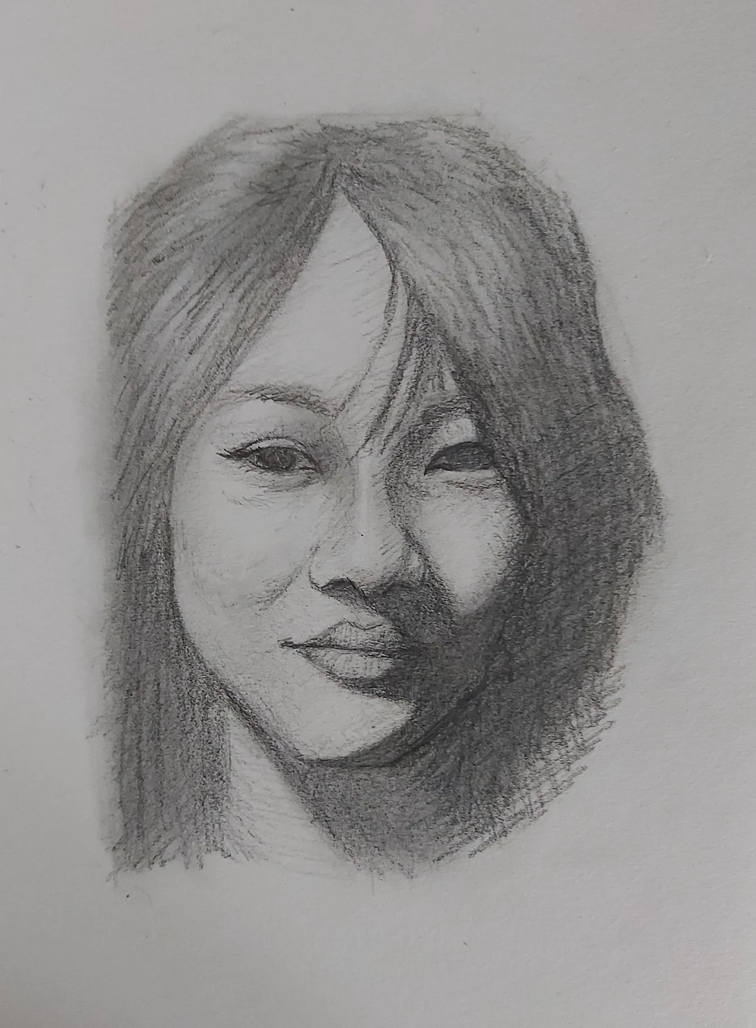 Portrait study, by SketchingSketchyGuy, graphite on paper, 2023 | Scrolller
