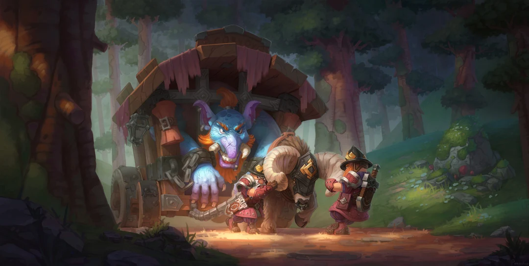 Gnomes and Troll Illustration by Oleksandr Paraskun | Scrolller