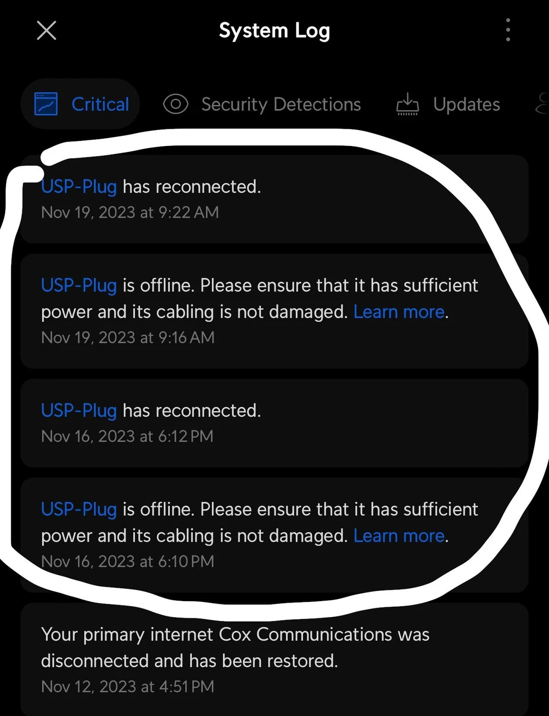 what’s causing this? is the plug bad? happens every week or two. | Scrolller