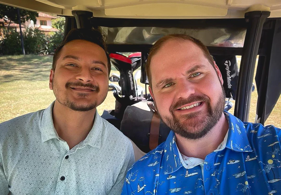 Partners in golf, and partners in life. | Scrolller