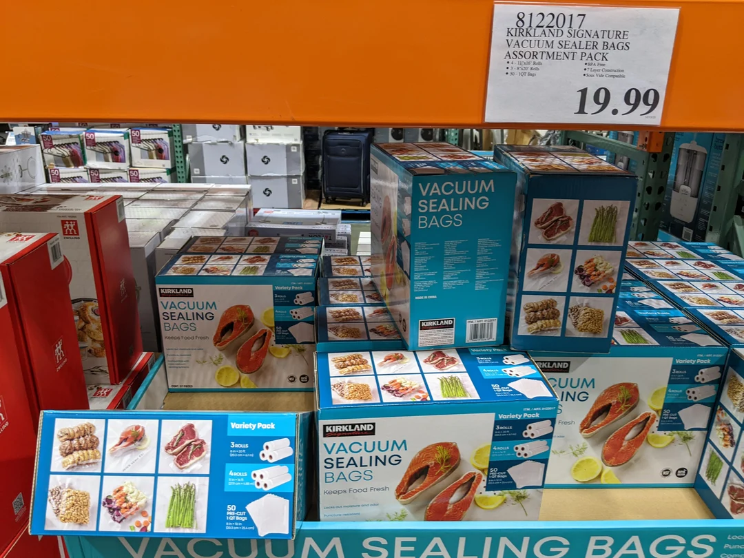 At Costco, vacuum sealing bag assortment | Scrolller