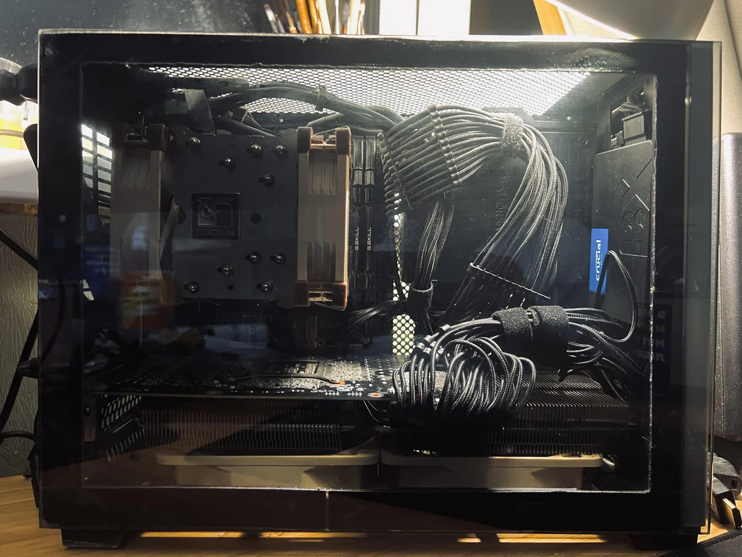 Just upgraded from 1080ti to 3080ti in my Ncase M1 | Scrolller