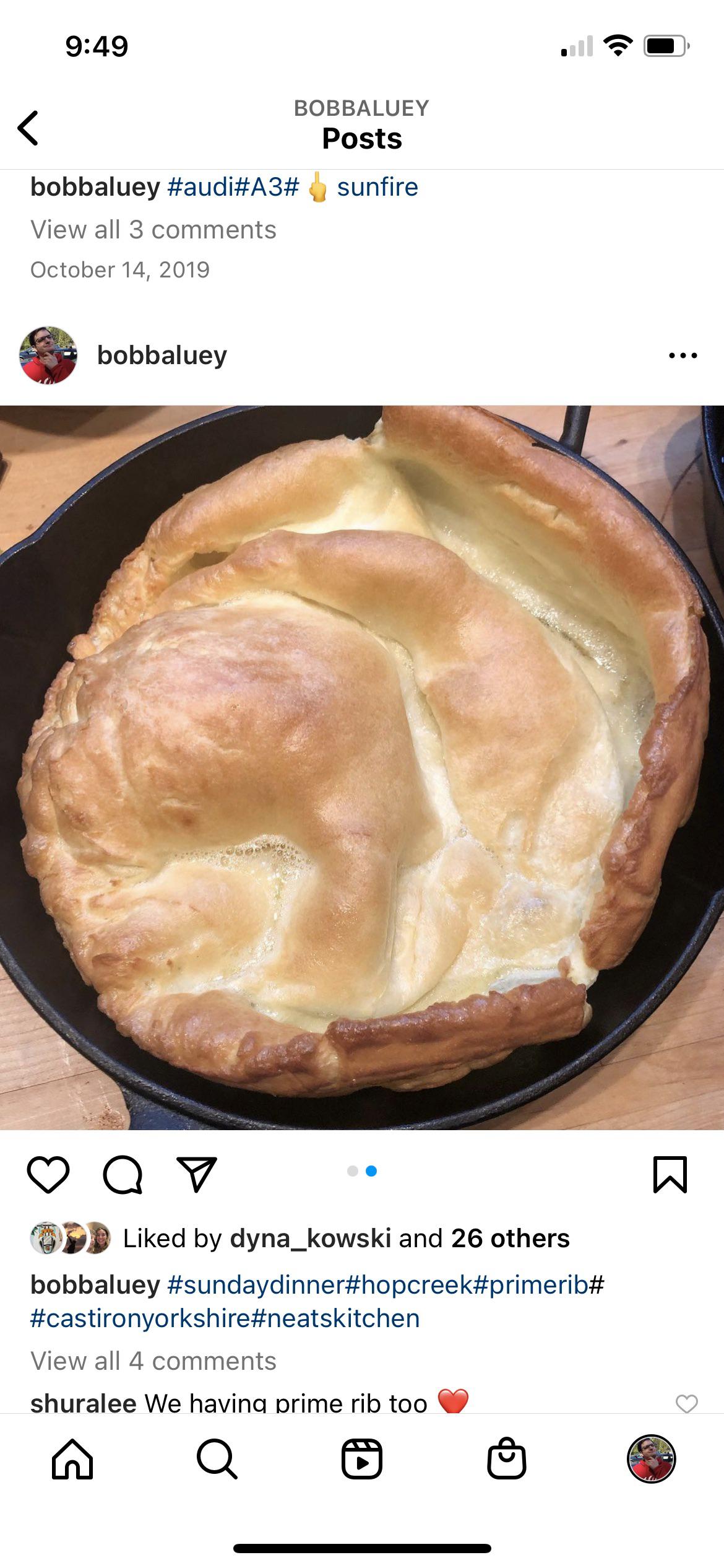 [homemade] Prime rib roast with cast iron pan Yorkshire pudding | Scrolller