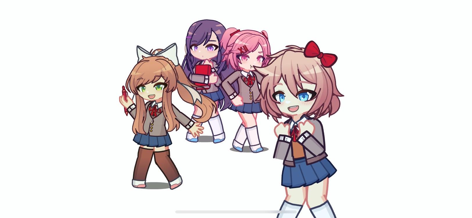 I made DDLC cast in GL2 | Scrolller