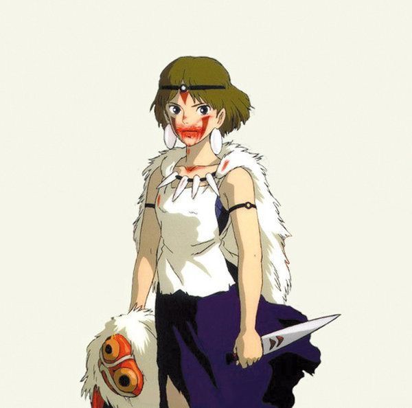 Dress design inspired by the princess mononoke (art by me) | Scrolller