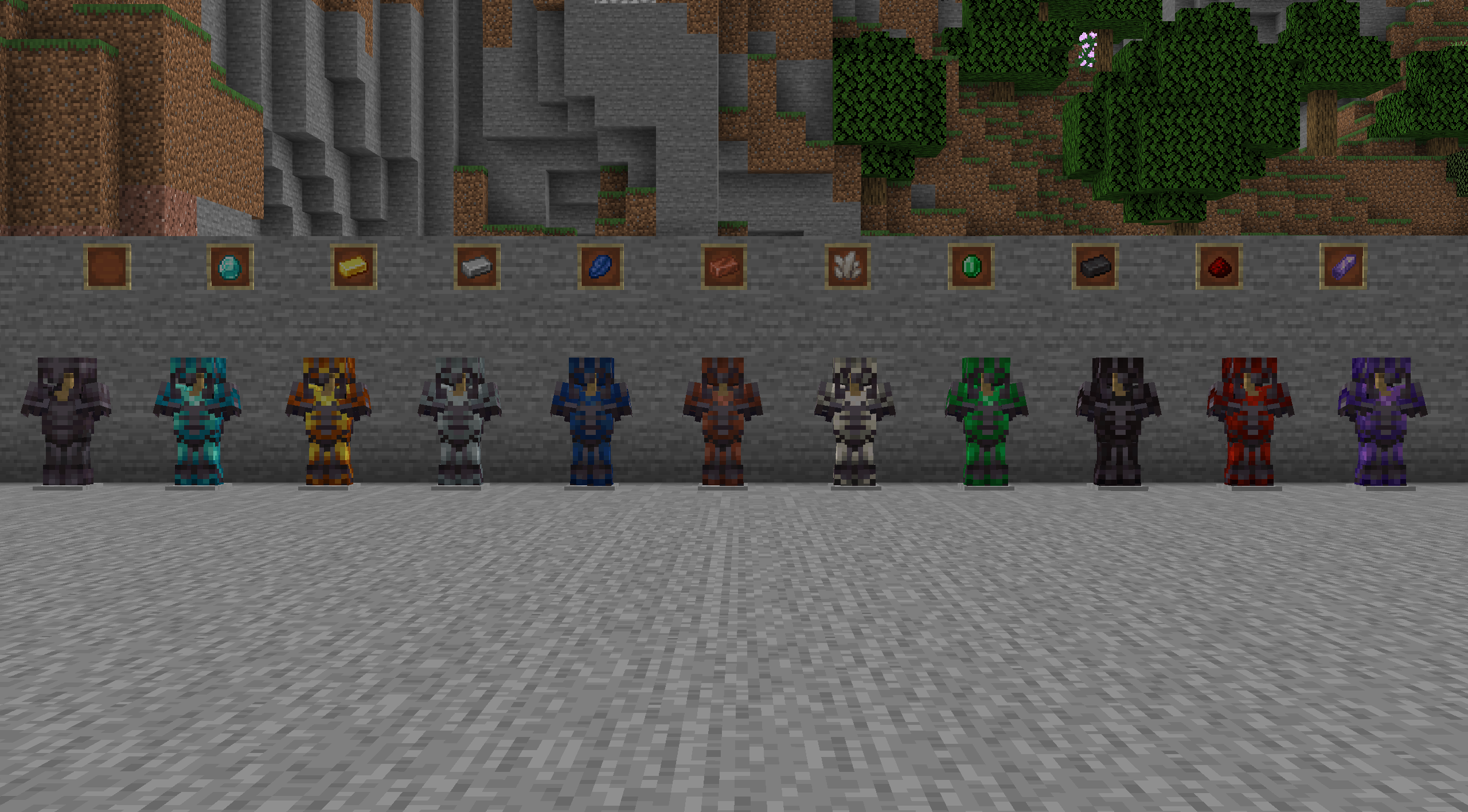 Enchanted Armor Trim Variations | Scrolller