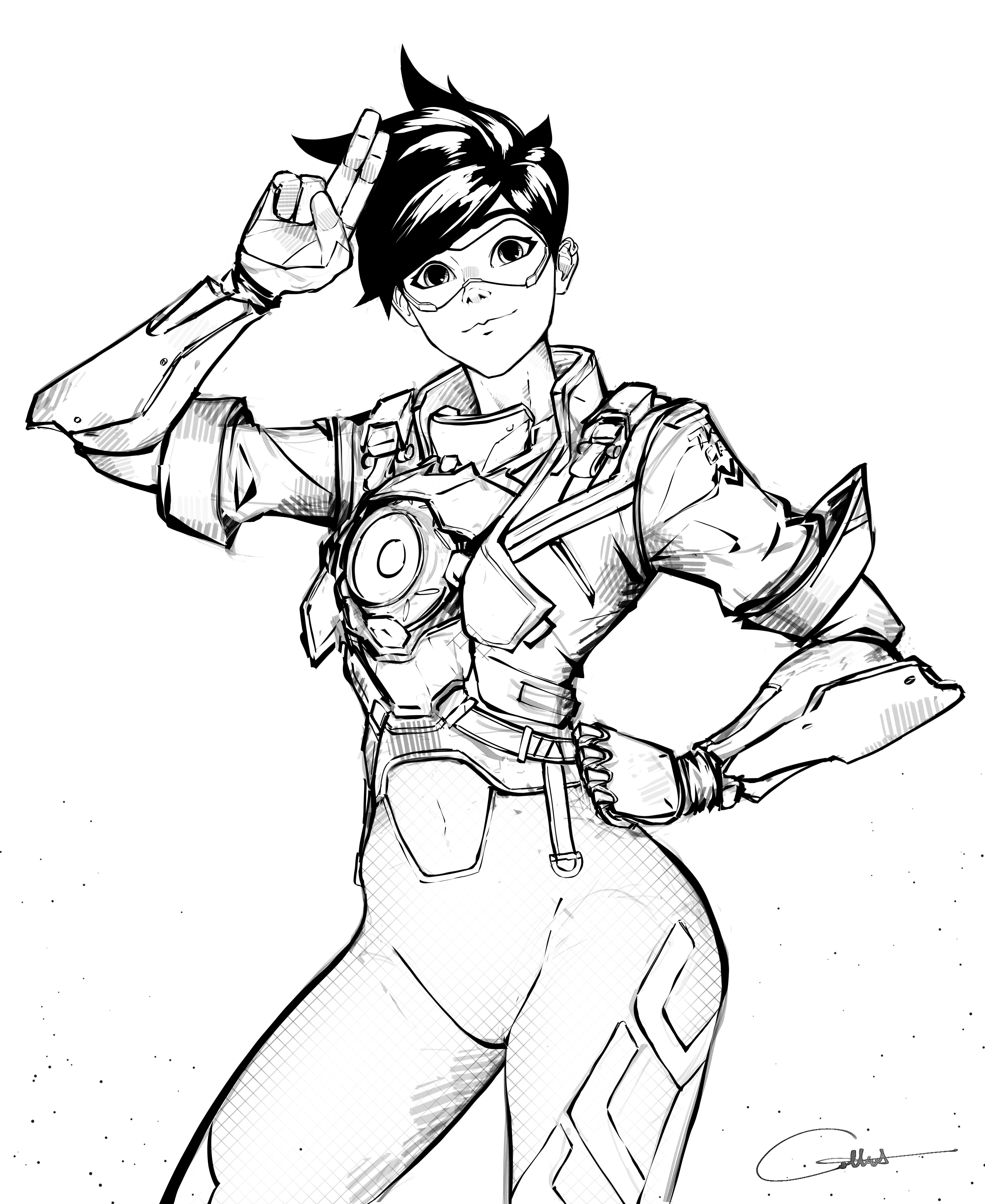 Tracer fan art! | Scrolller