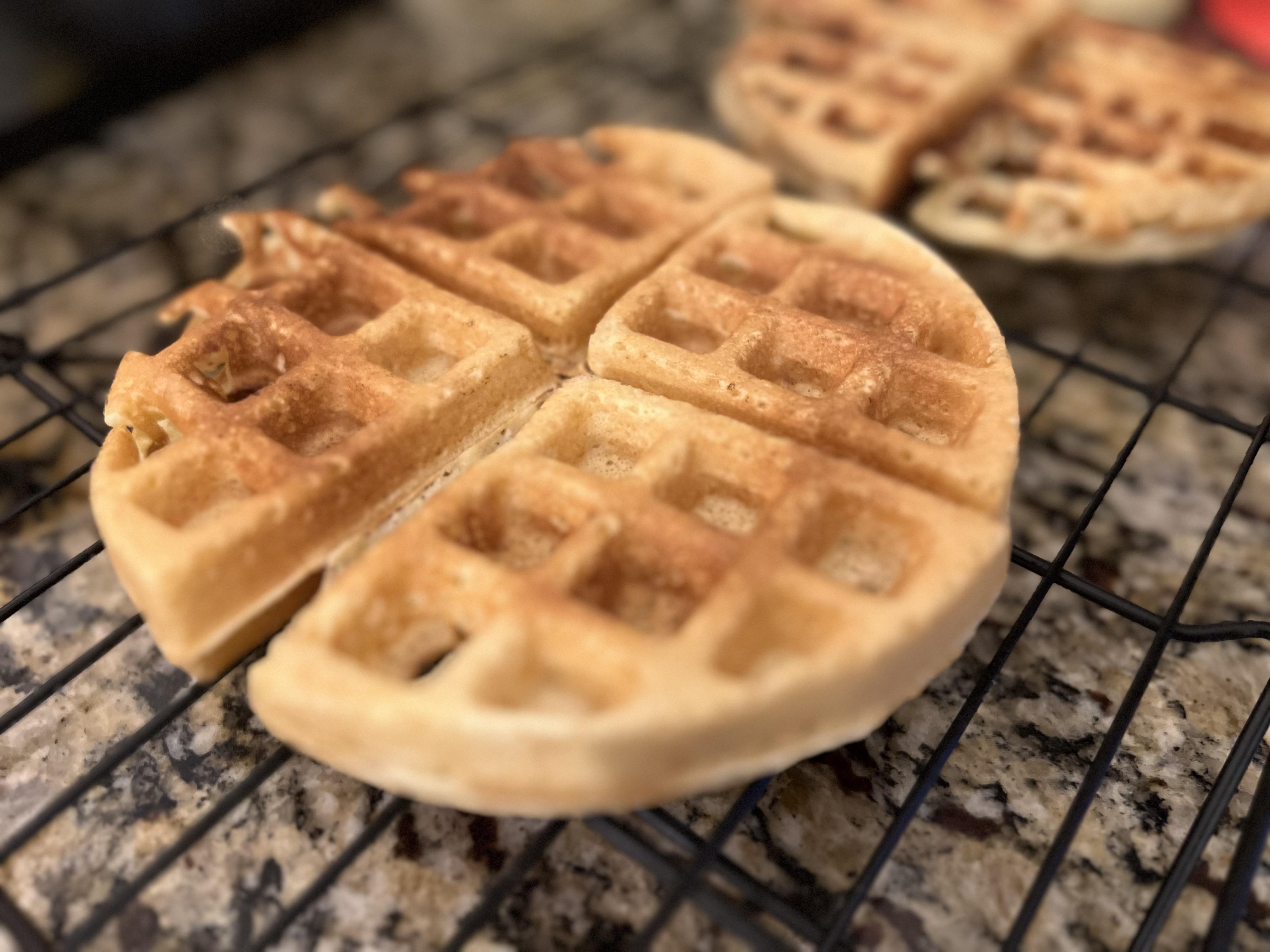 [homemade] Cornbread waffles and beans | Scrolller