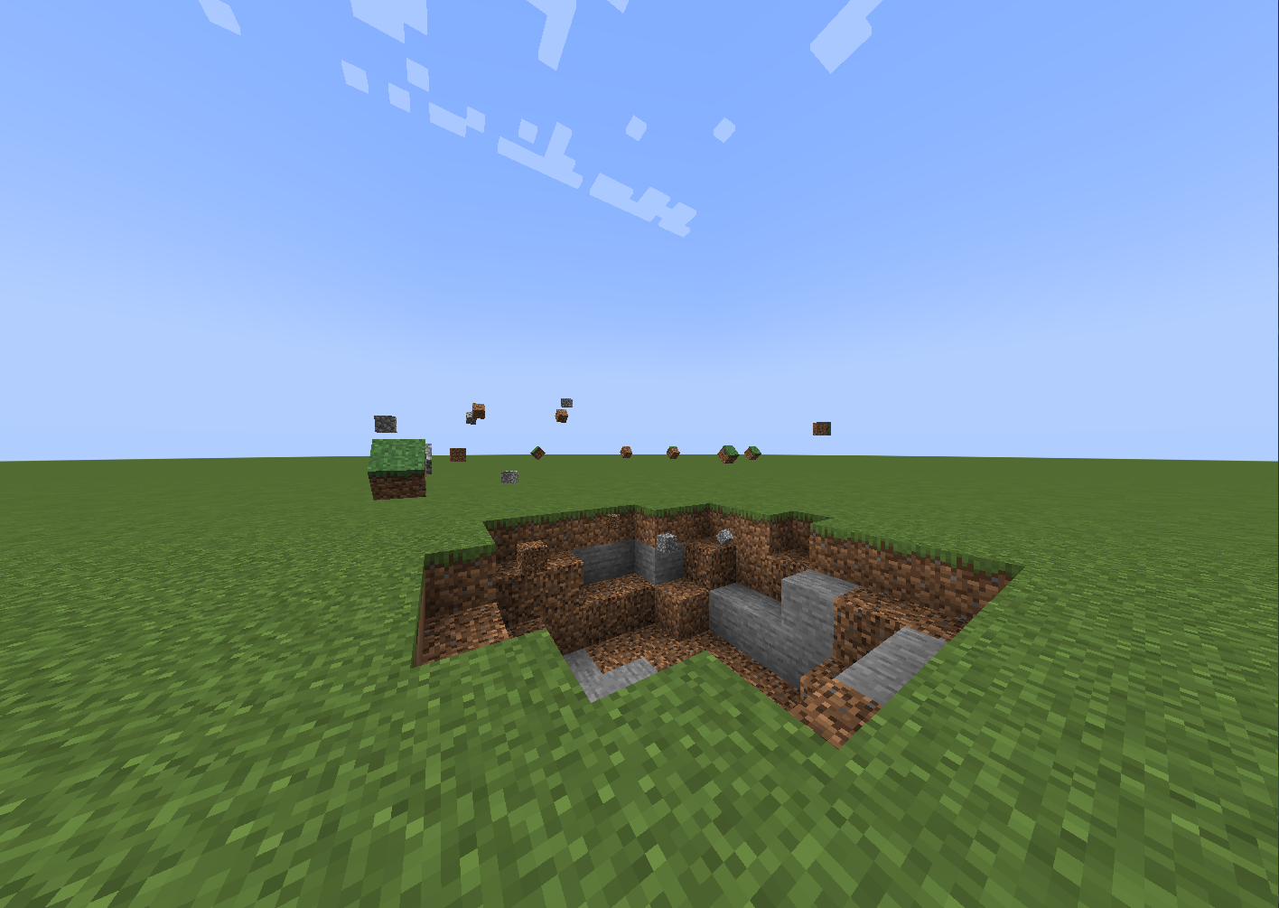 A simpler way to get floating items without using armor stands. using a barrier and invisible ...