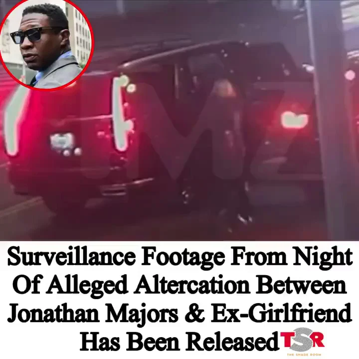 Surveillance footage of Jonathan Majors incident | Scrolller