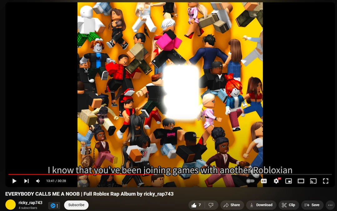 Someone made a Roblox rap album, i think its really good, any thoughts? | Scrolller