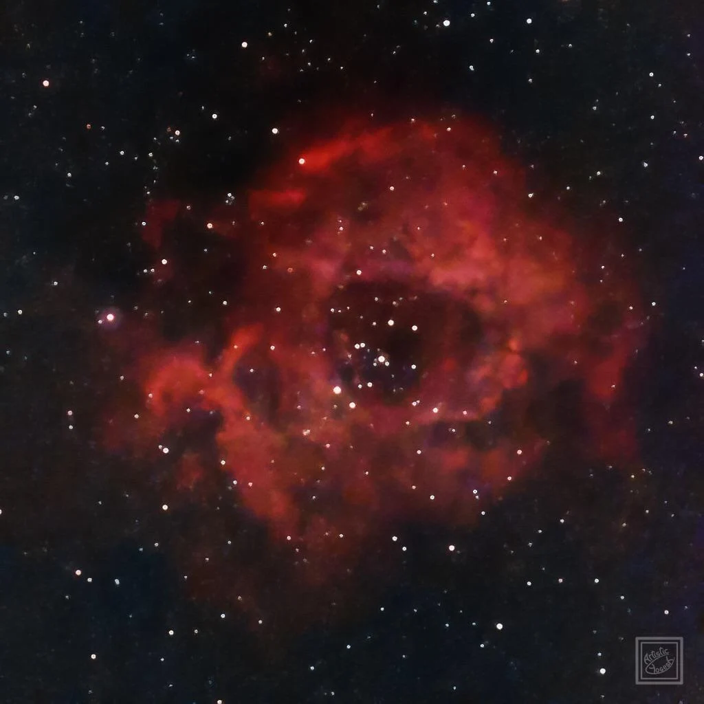 I captured the Rosette Nebula from my rooftop (Madurai) | Scrolller