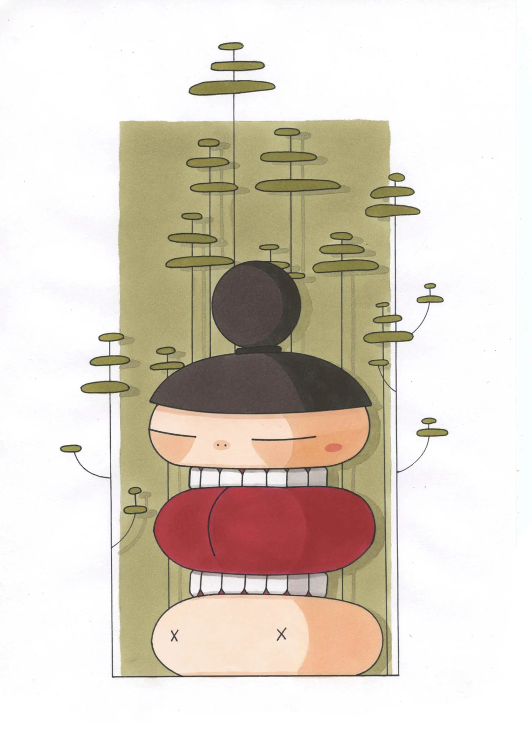 Self Portrait, Me, Markers & Pens, 2022 | Scrolller