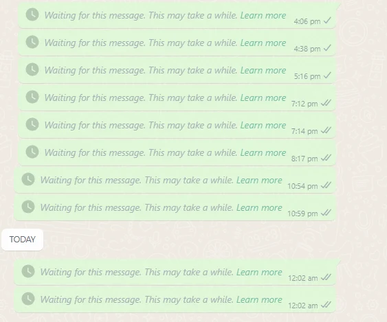 how to solve this issue. phone which had whatsapp was broken for a while, at least we could use ...