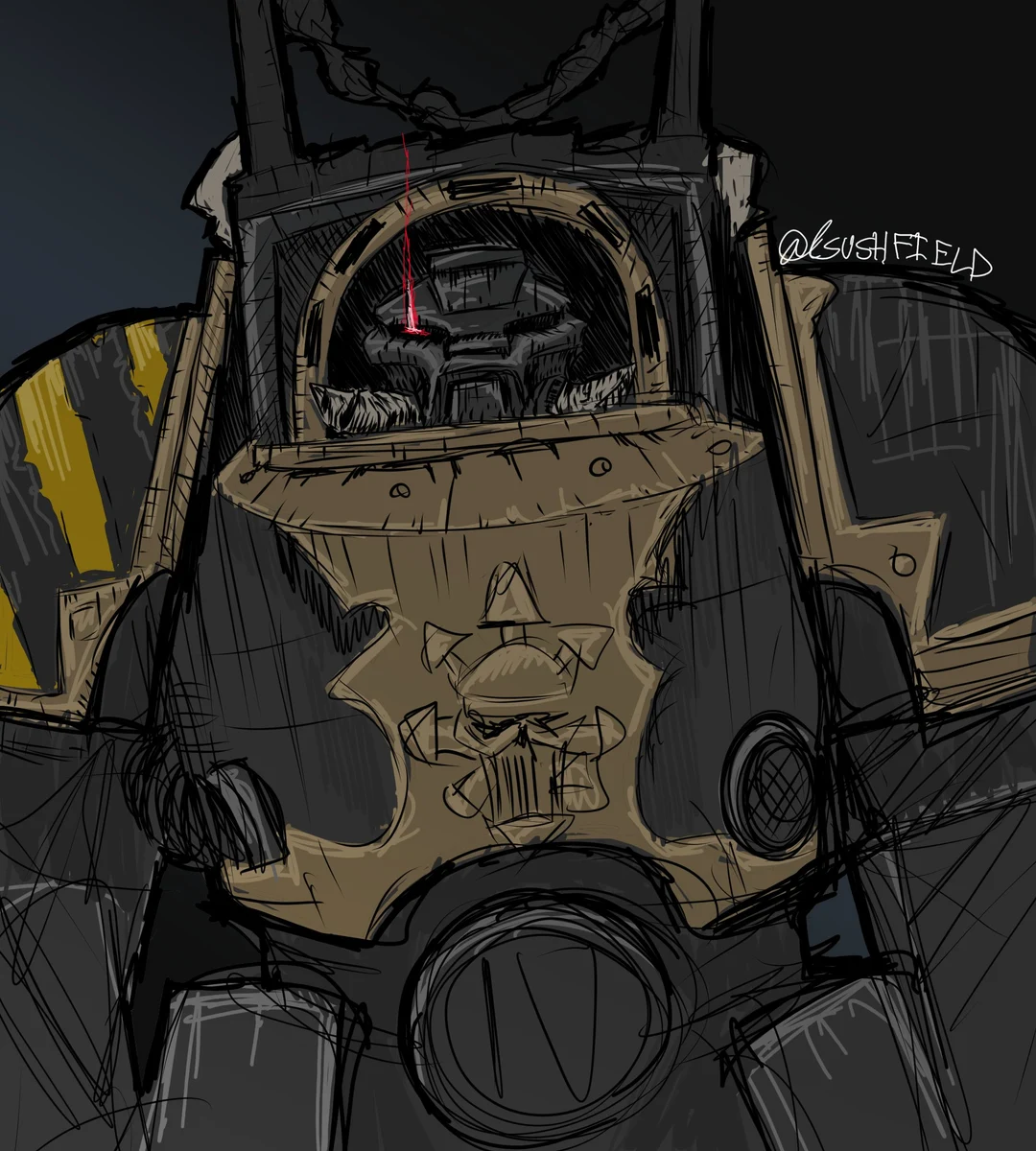 Terminator sketch from "Iron Within" by me (@Gushfield) | Scrolller