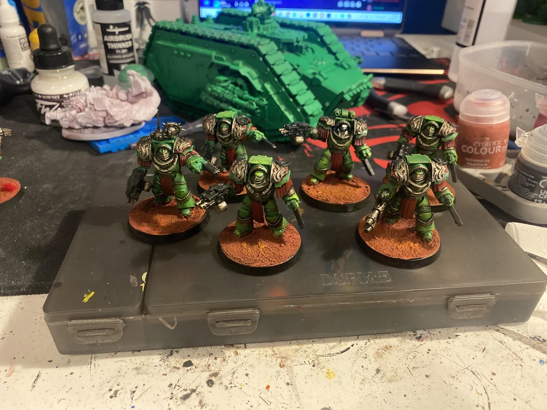 Just finished these dudes for my salamanders army | Scrolller
