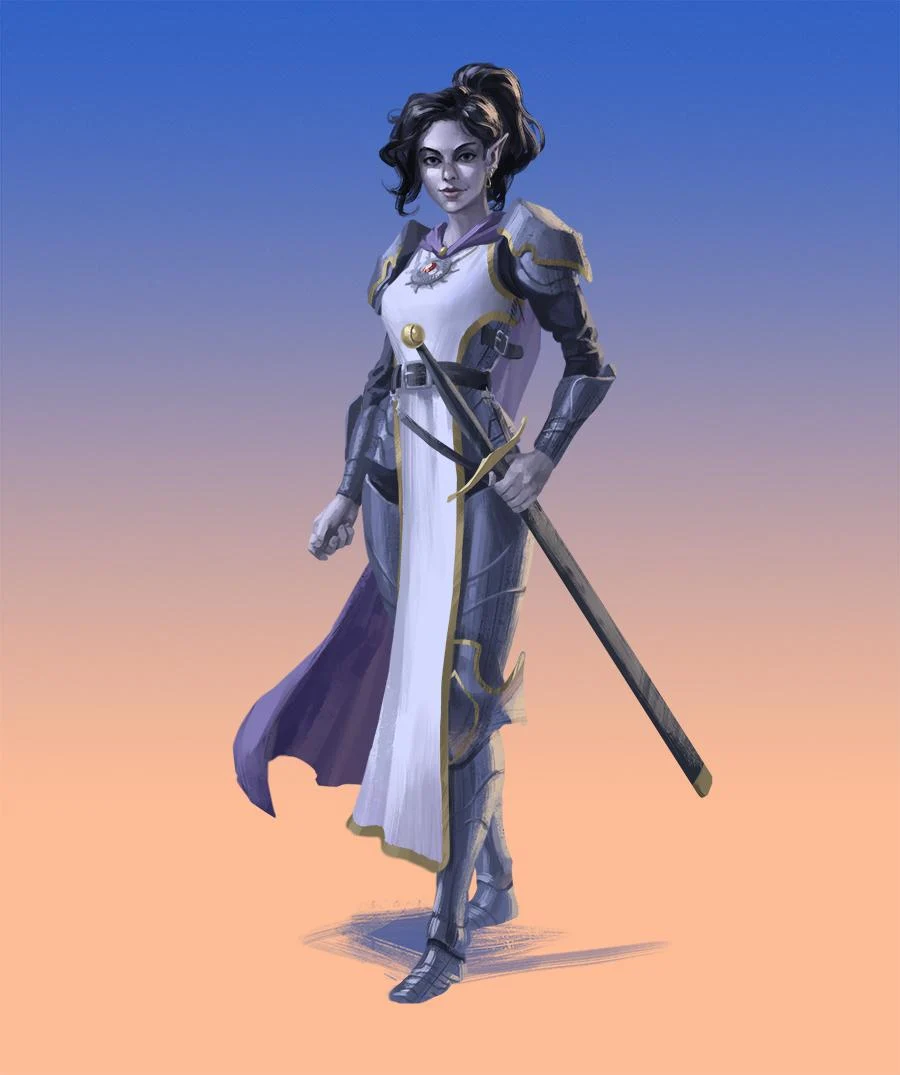 [OC] Dusk Elf Cleric | Scrolller