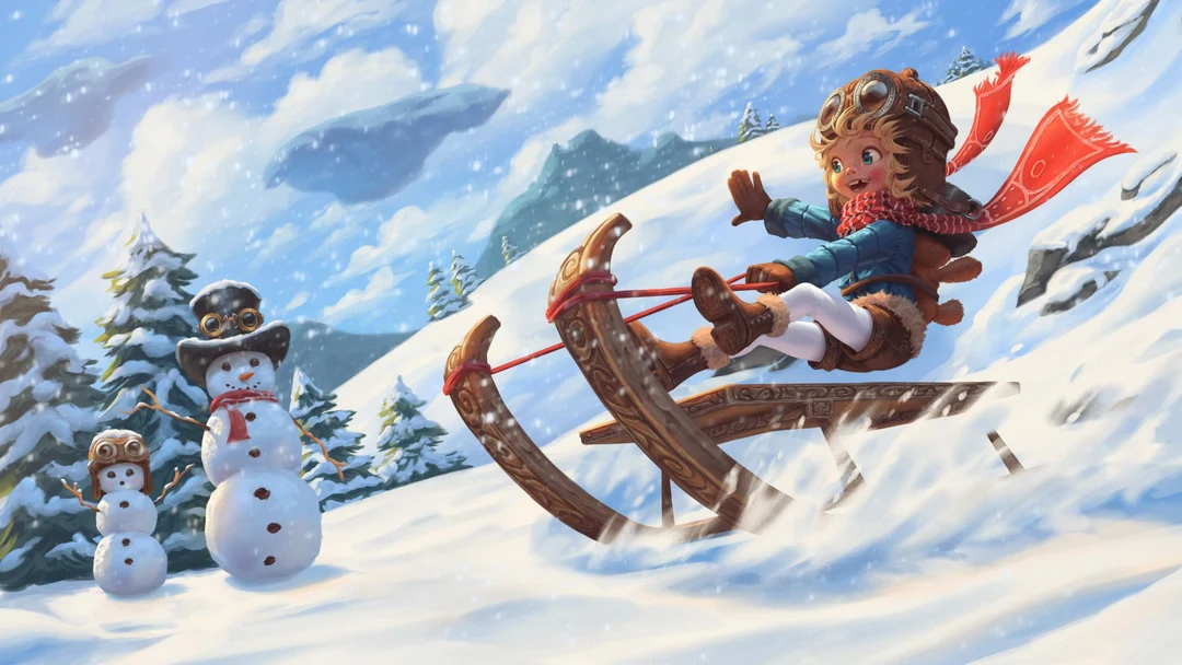 "Hello Mr. Snowman" - Winston's Adventures, Me, Procreate on iPad, 2022 | Scrolller