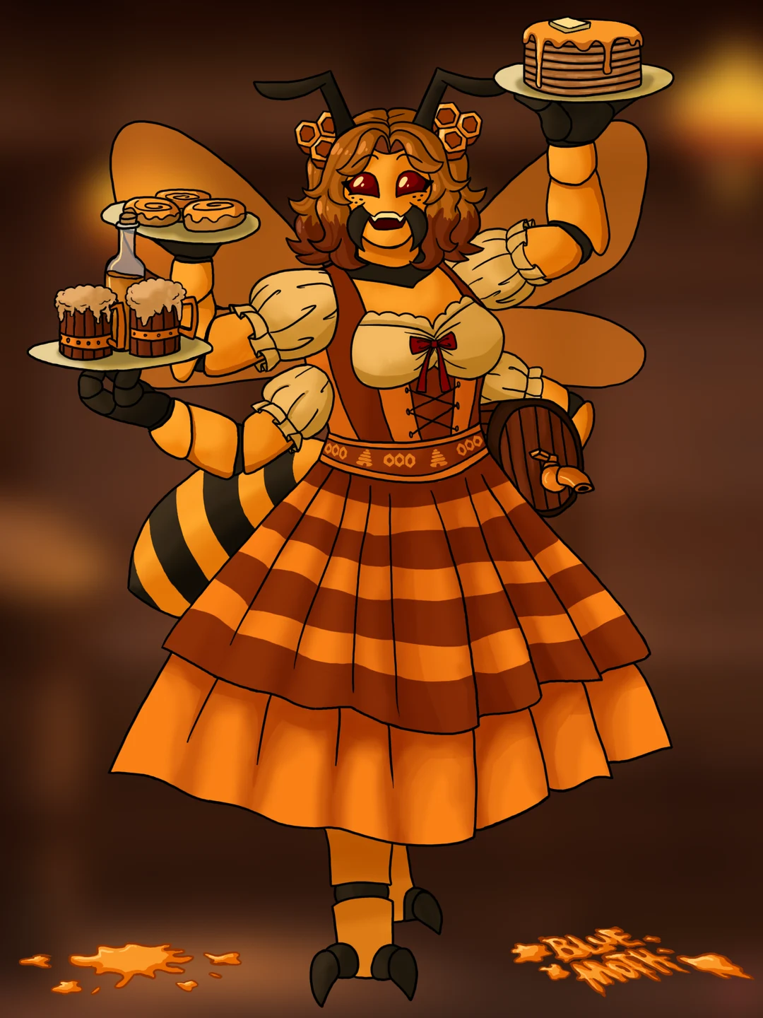 [OC] Beeatrice the Bee Waitress | Scrolller