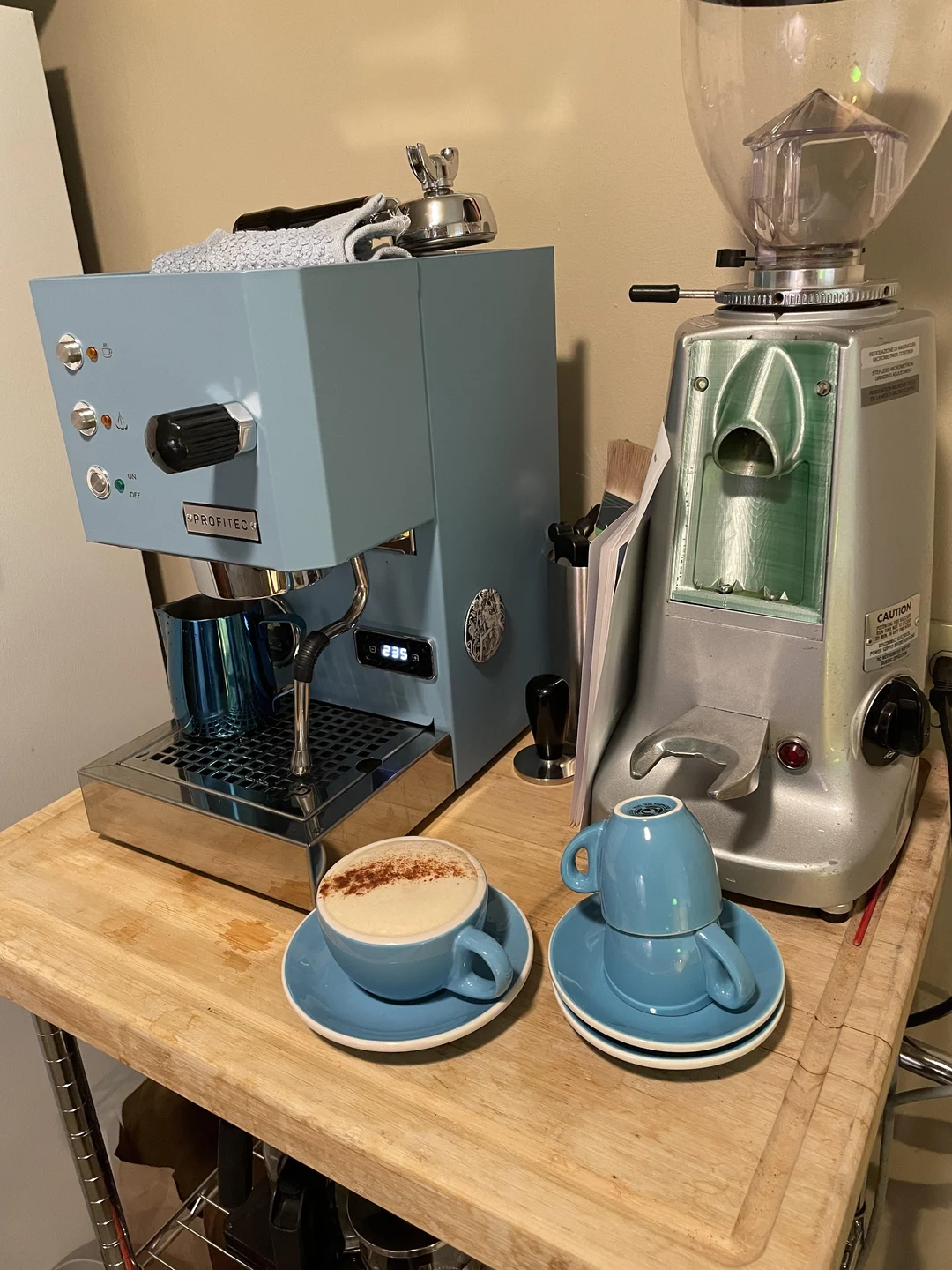 10+ years in the coffee industry, and I bought myself an espresso machine. My evening Chai after ...