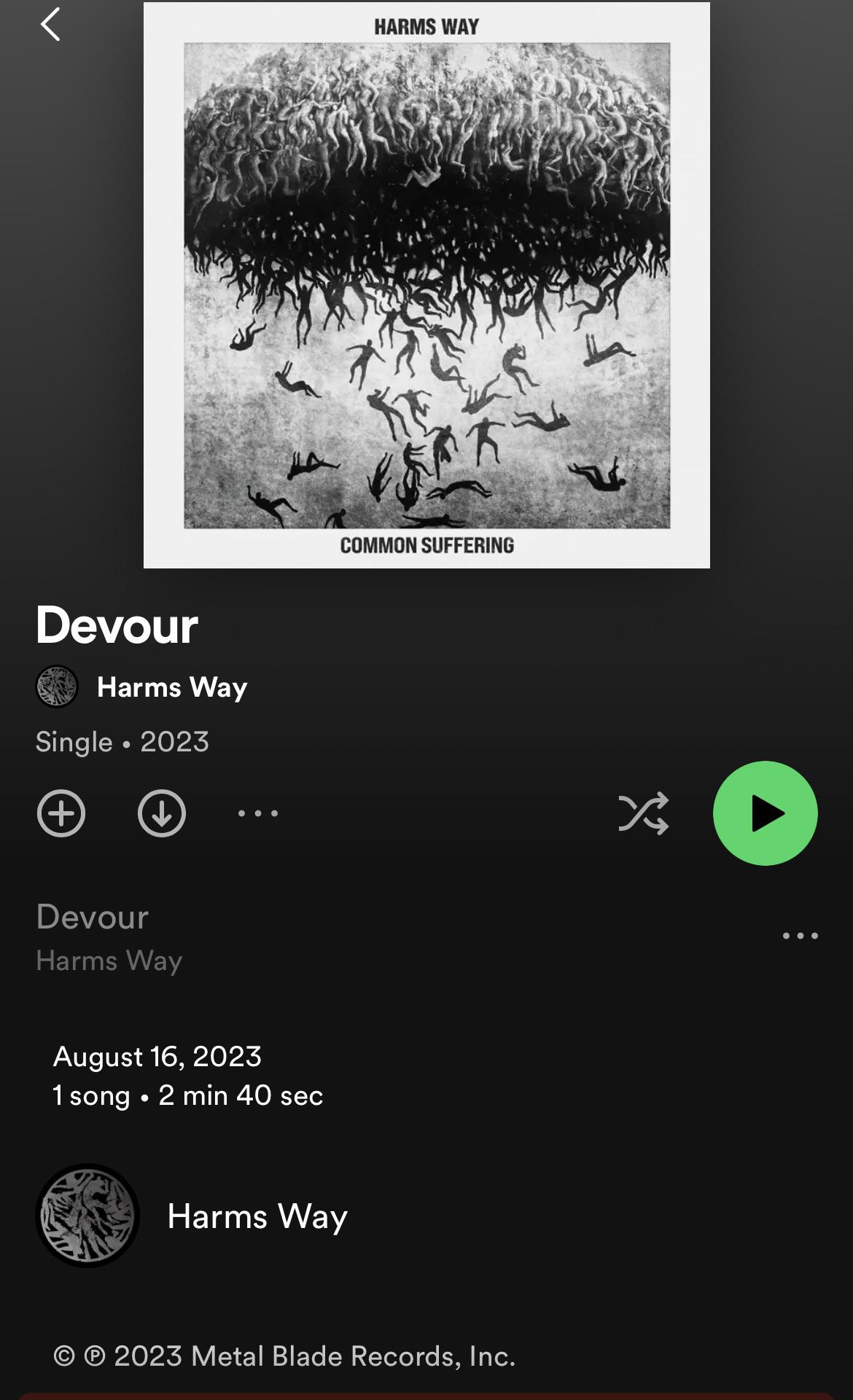 Harm’s Way- Devour | Scrolller