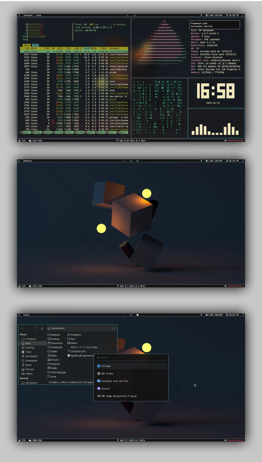 [i3-gaps] Eye first rice !!! | Scrolller