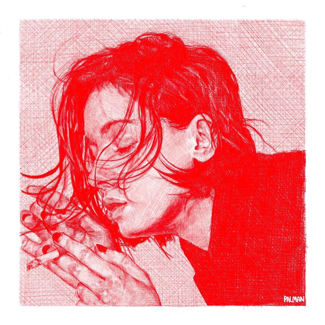 red, Digital Drawing, Procreate, 2022 | Scrolller