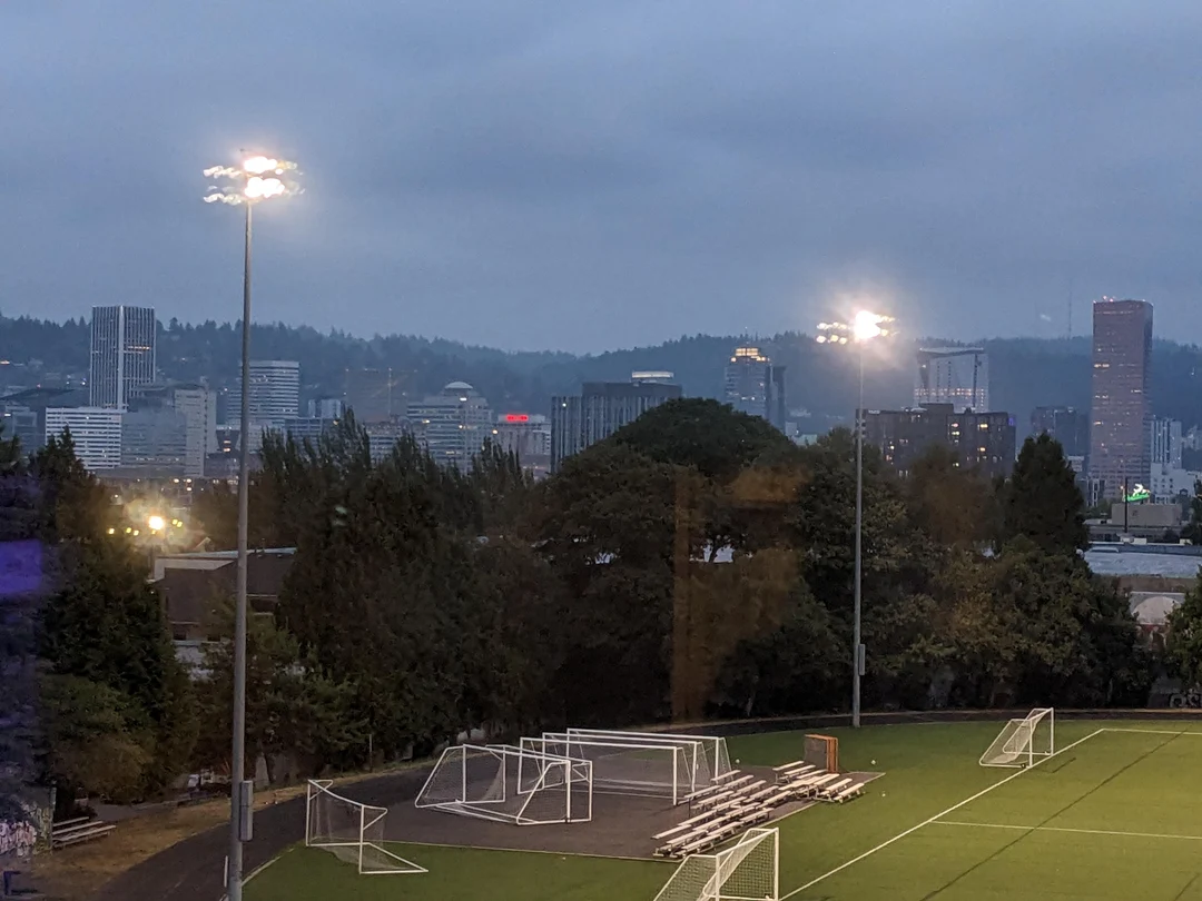 Portland, OR on an overcast evening | Scrolller