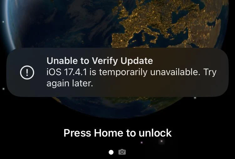 First time getting this - tried my iPad and it’s updated straight away | Scrolller