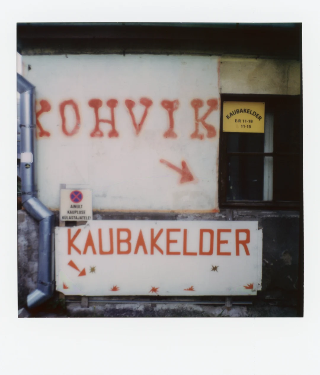 Cafe & cellar store, Tartu, Estonia (converted SX-70) | Scrolller