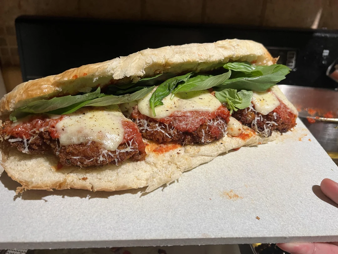 [Homemade] Chicken Parmesan Sub | Scrolller