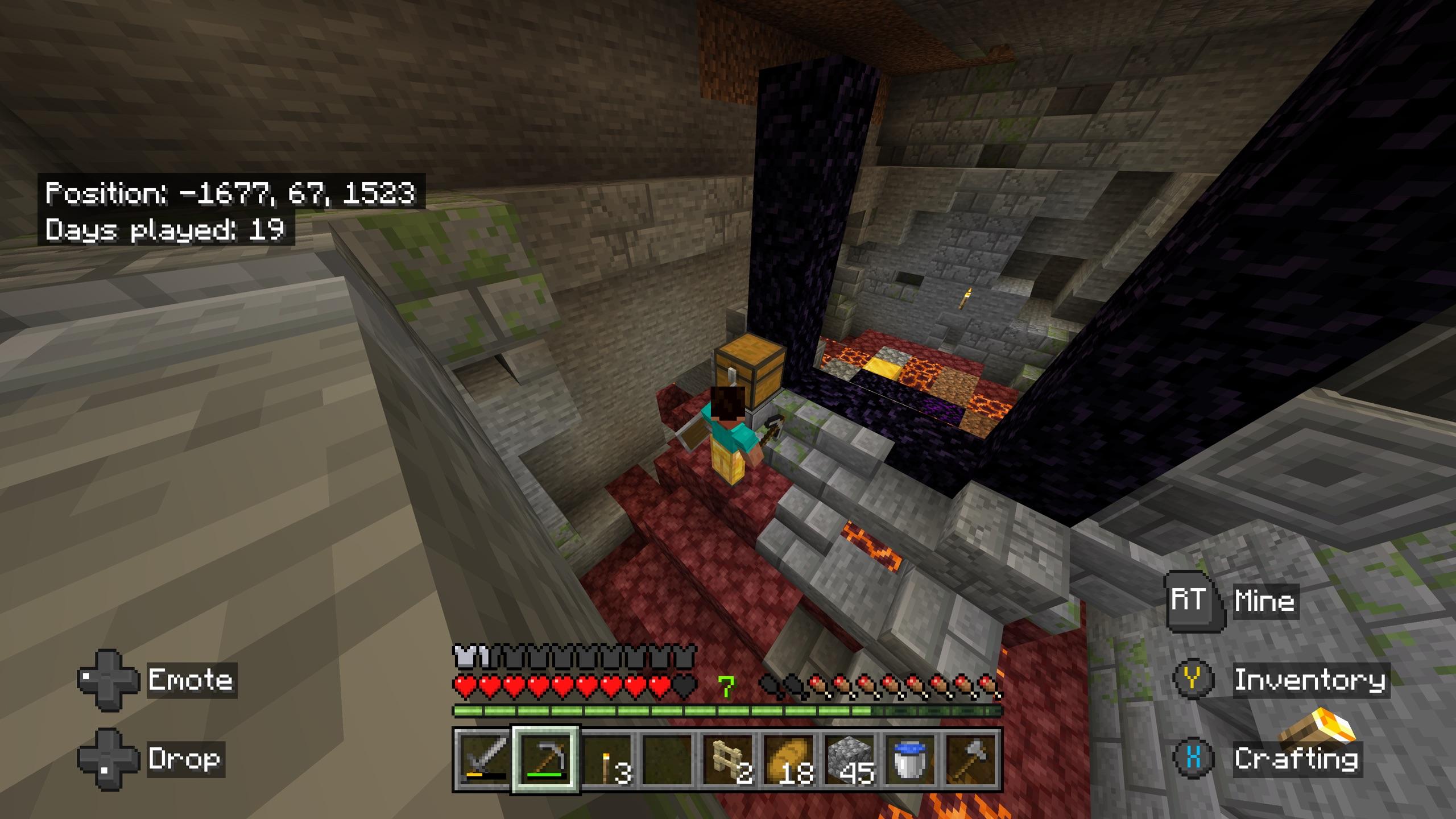 Broken Nether Portal Underground | Scrolller