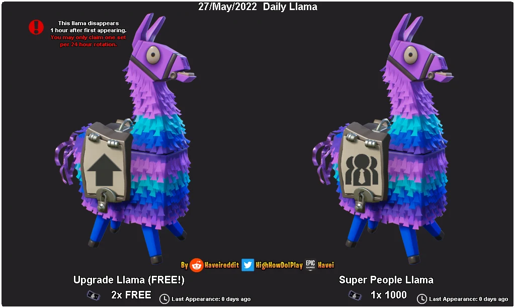 Daily Llama 27/May/2022 (Free Llamas!) | Scrolller