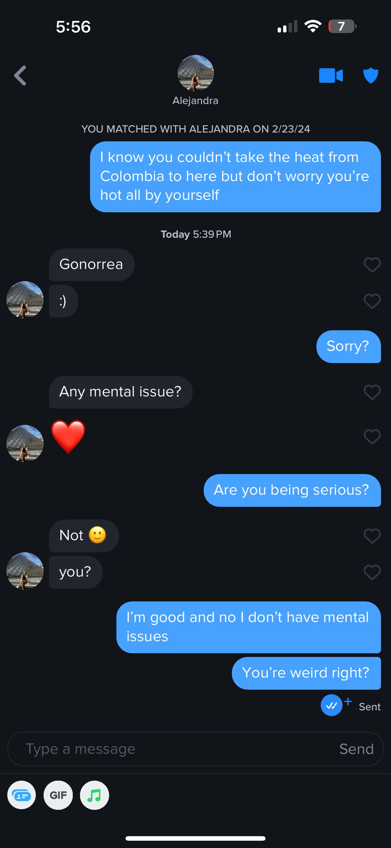 Is this a normal interaction on tinder now? | Scrolller