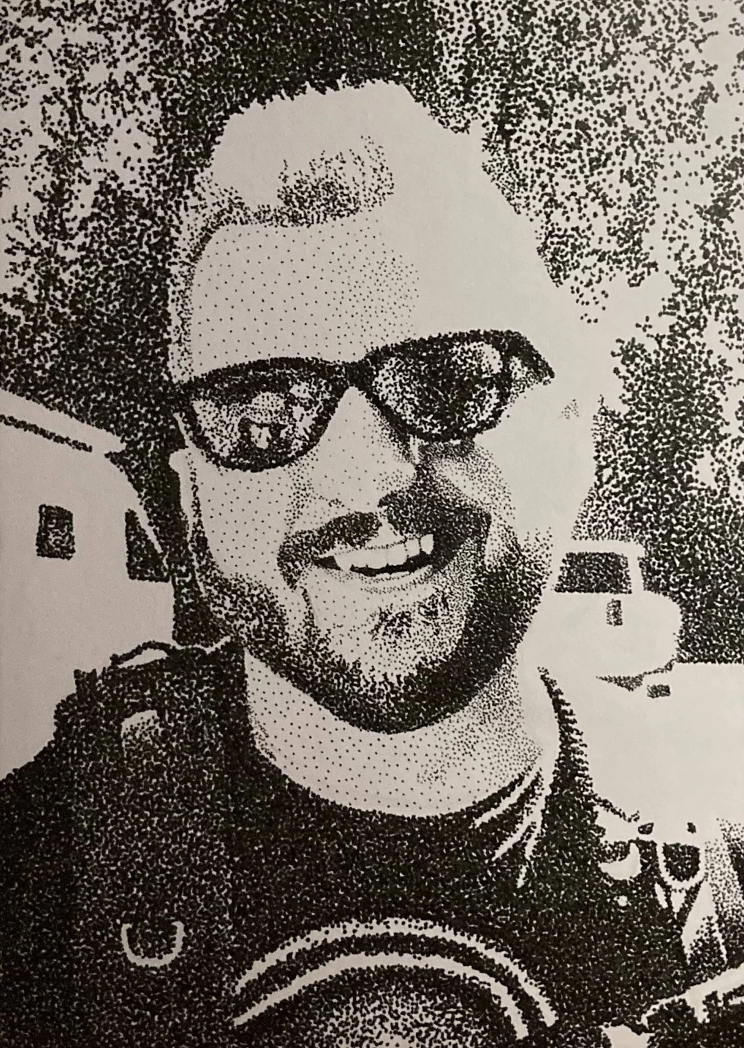 Stipple Portrait, Me, Micron Pen, 2022 | Scrolller