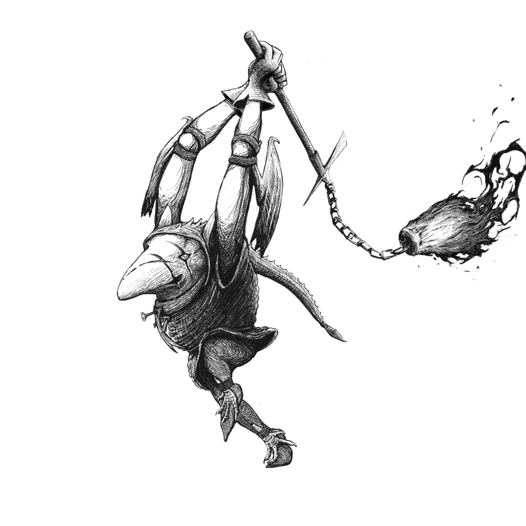 Goblin dragon jester (by me). | Scrolller