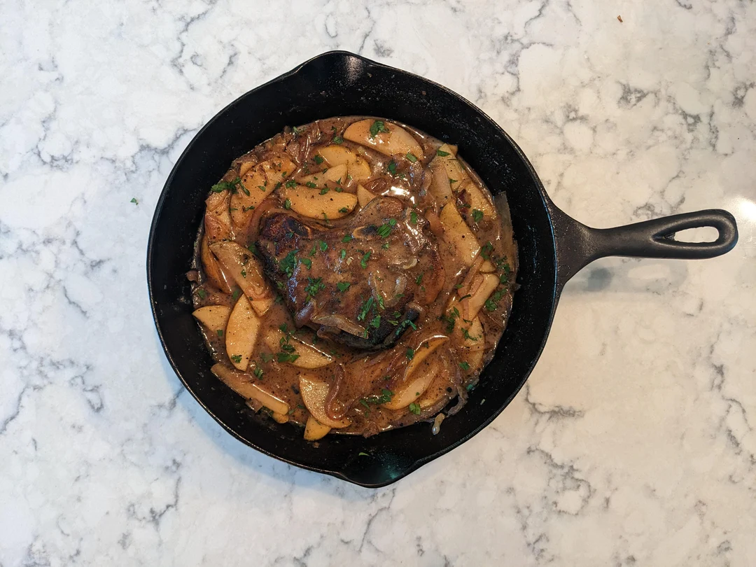 Pork Chop & Apple | Scrolller