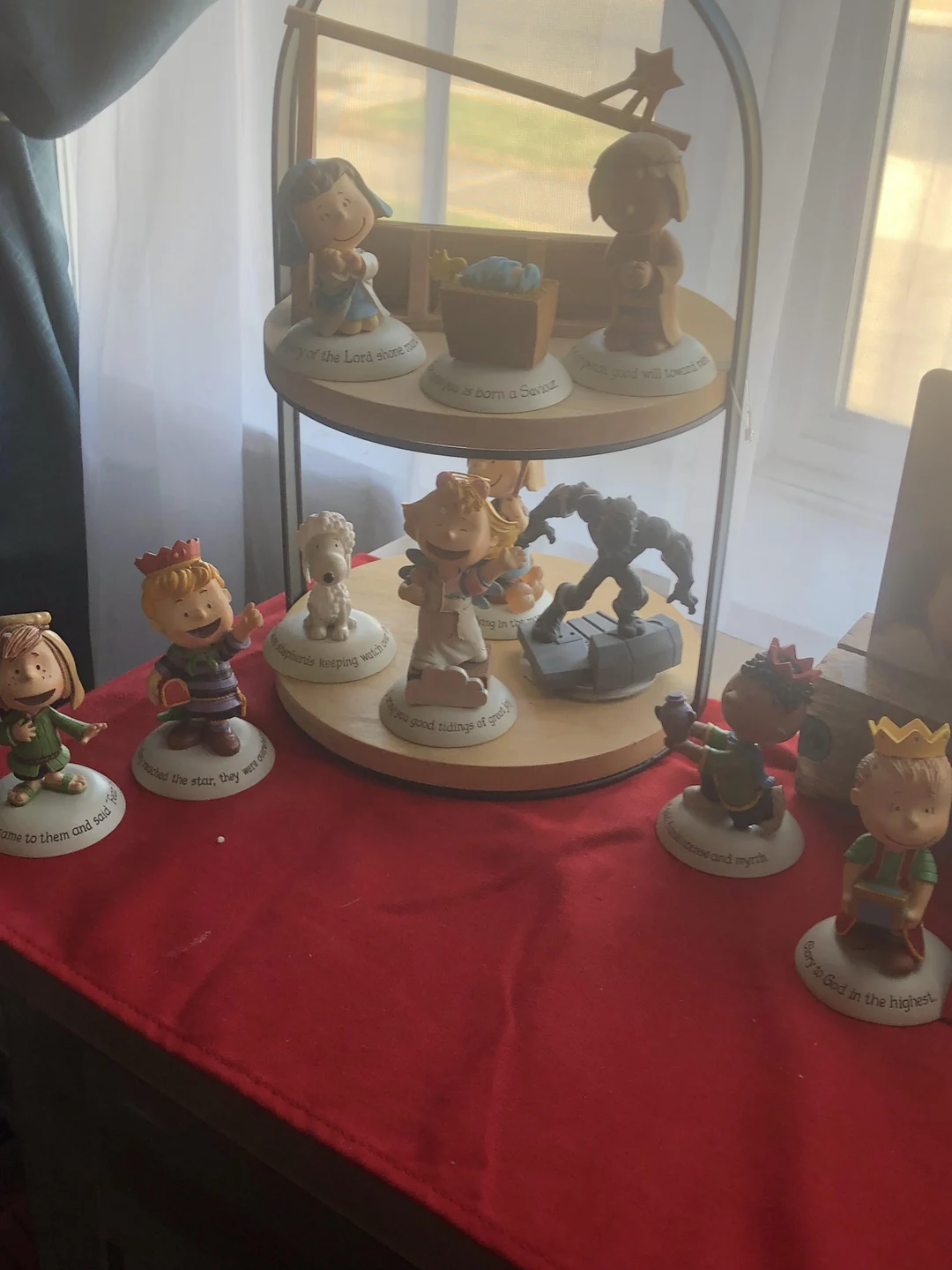 How long until the wife realizes the Black Panther is in her Peanuts nativity scene. | Scrolller