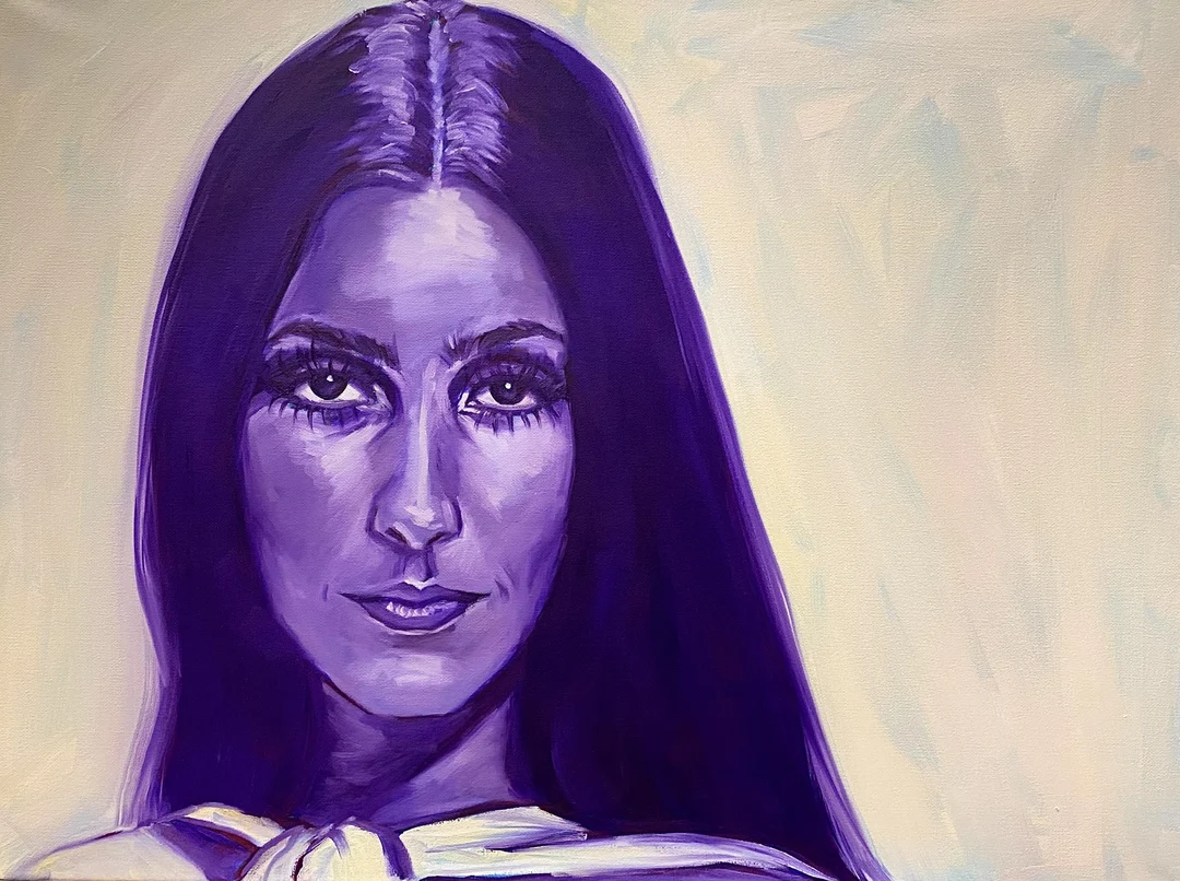 CHER, me, oil on canvas, 2022 | Scrolller