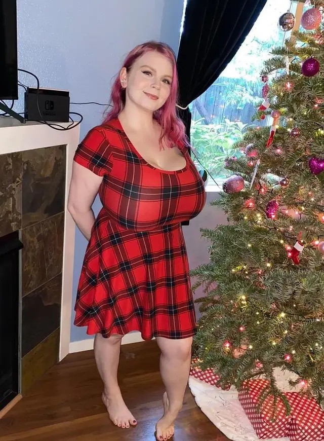 look how much she stretched out the plaid squares | Scrolller