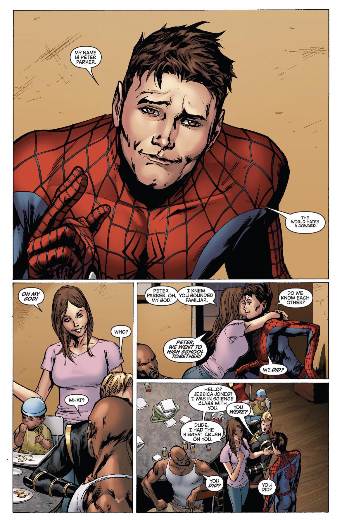 Trivia: In the comics, Peter Parker and Jessica Jones went to high school together. Jessica also ...