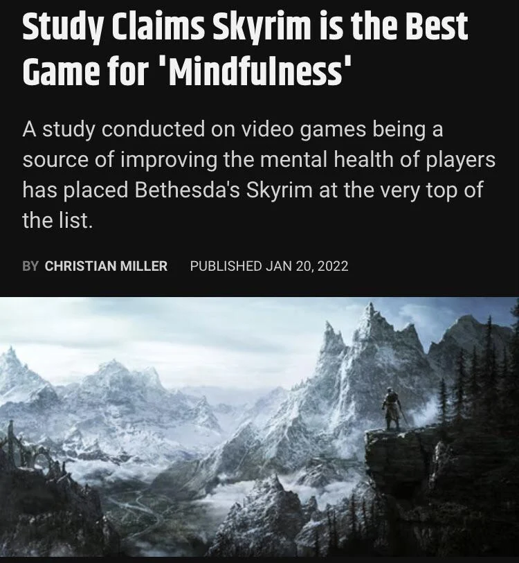 Skyrim and a blunt is therapy | Scrolller