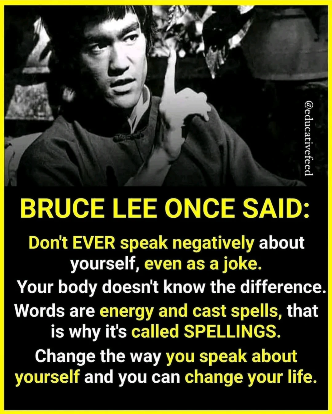 Bruce Lee once said | Scrolller