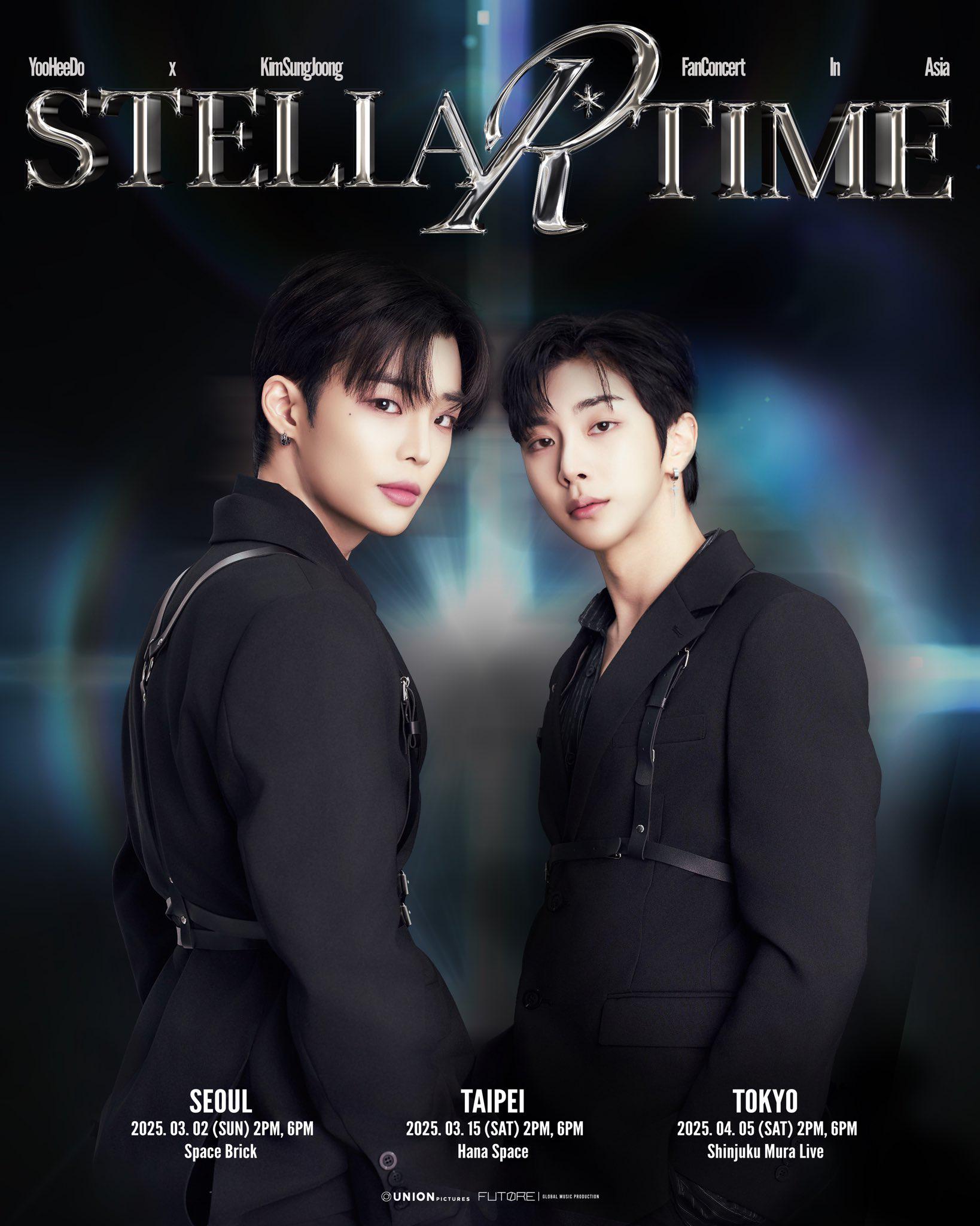 Yoo Heedo x Kim Sungjoong - 2025 Fan Concert In Asia 'Stellar Time' (Poster) | Scrolller