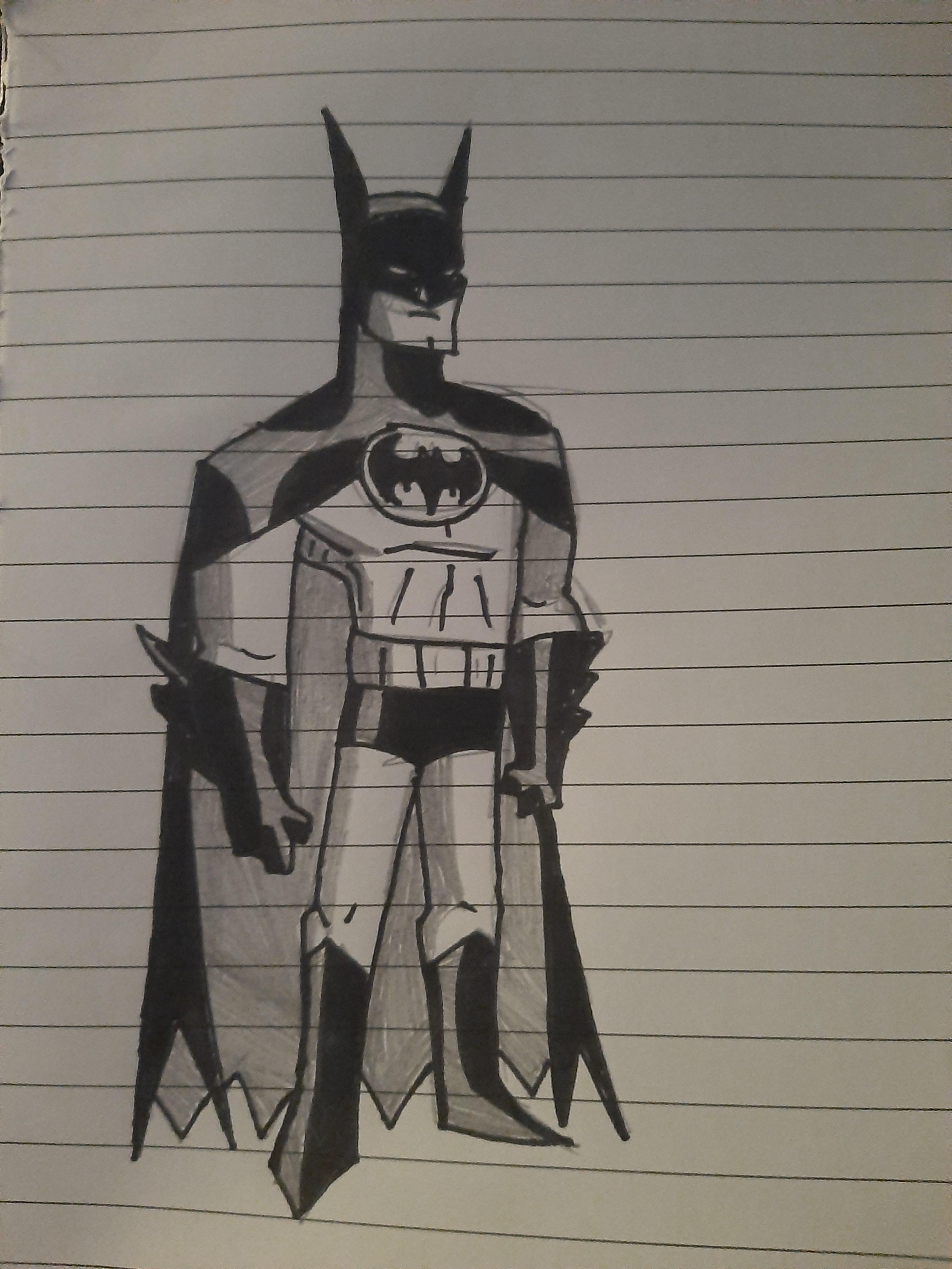 I drew Batman | Scrolller