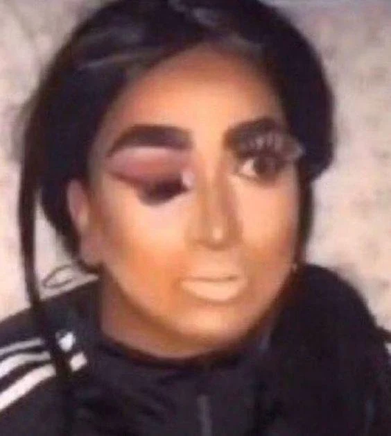 When the makeup tutorial is on 2x speed and you try to keep up. | Scrolller