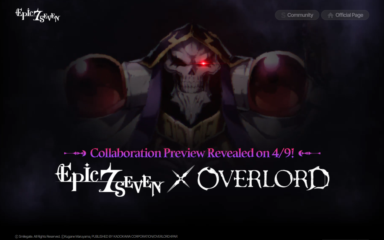 Overlord Collaboration with Epic Seven Announced | Scrolller