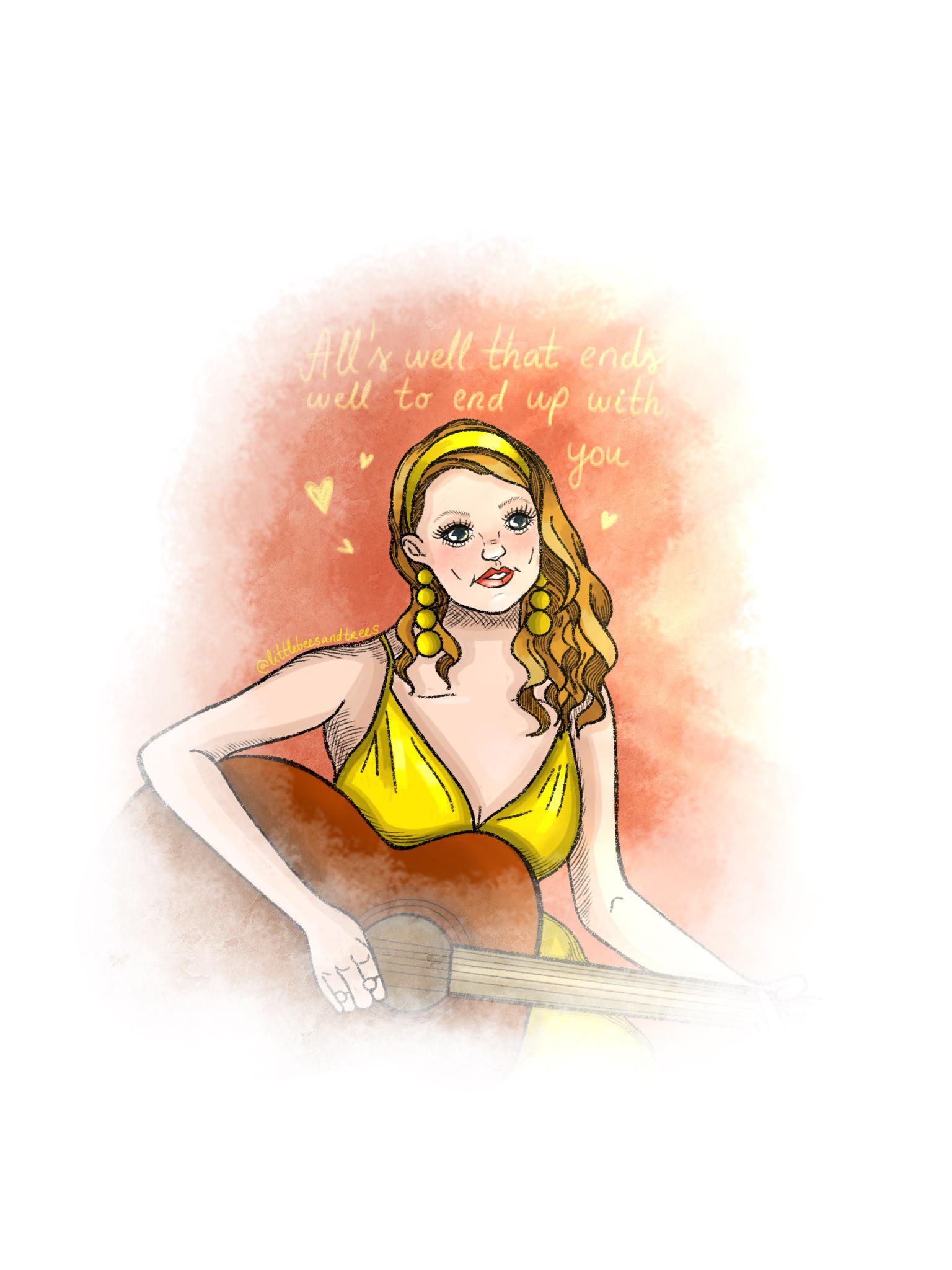 Day 10: Lover💛Not my favorite drawing, but hopefully better ones are to come. | Scrolller