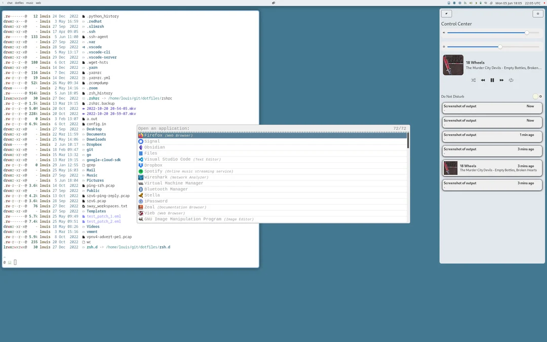 [SwayFX] Work laptop setup | Scrolller